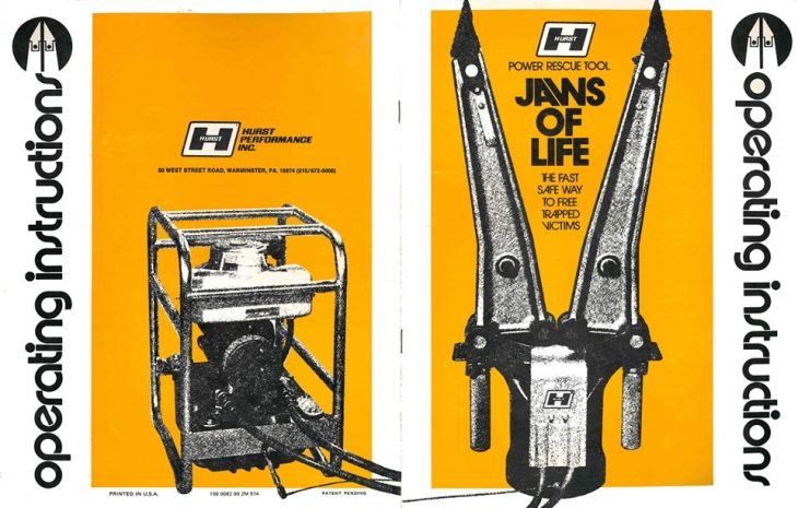 Vintage Manual – Hurst Power Rescue Tool – Legeros Fire Blog